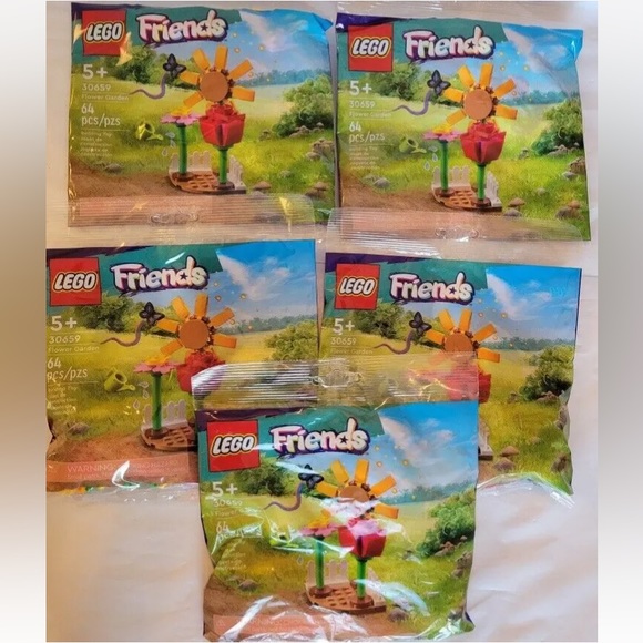 Toys | 5ct Lego Polybag Friends 3659 Flower Garden Pack Party Favors 64 ...